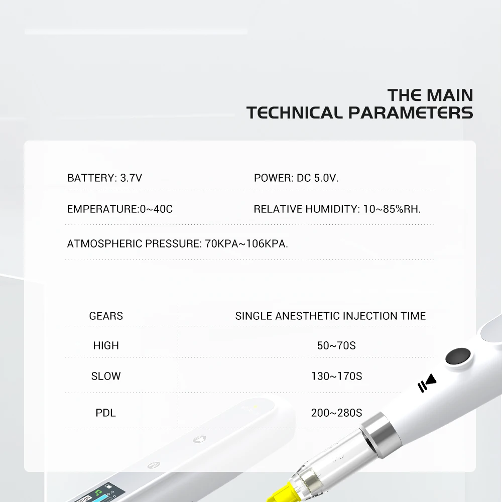 Dental Oral Anesthesia Injector Portable Painless Wireless Local ...