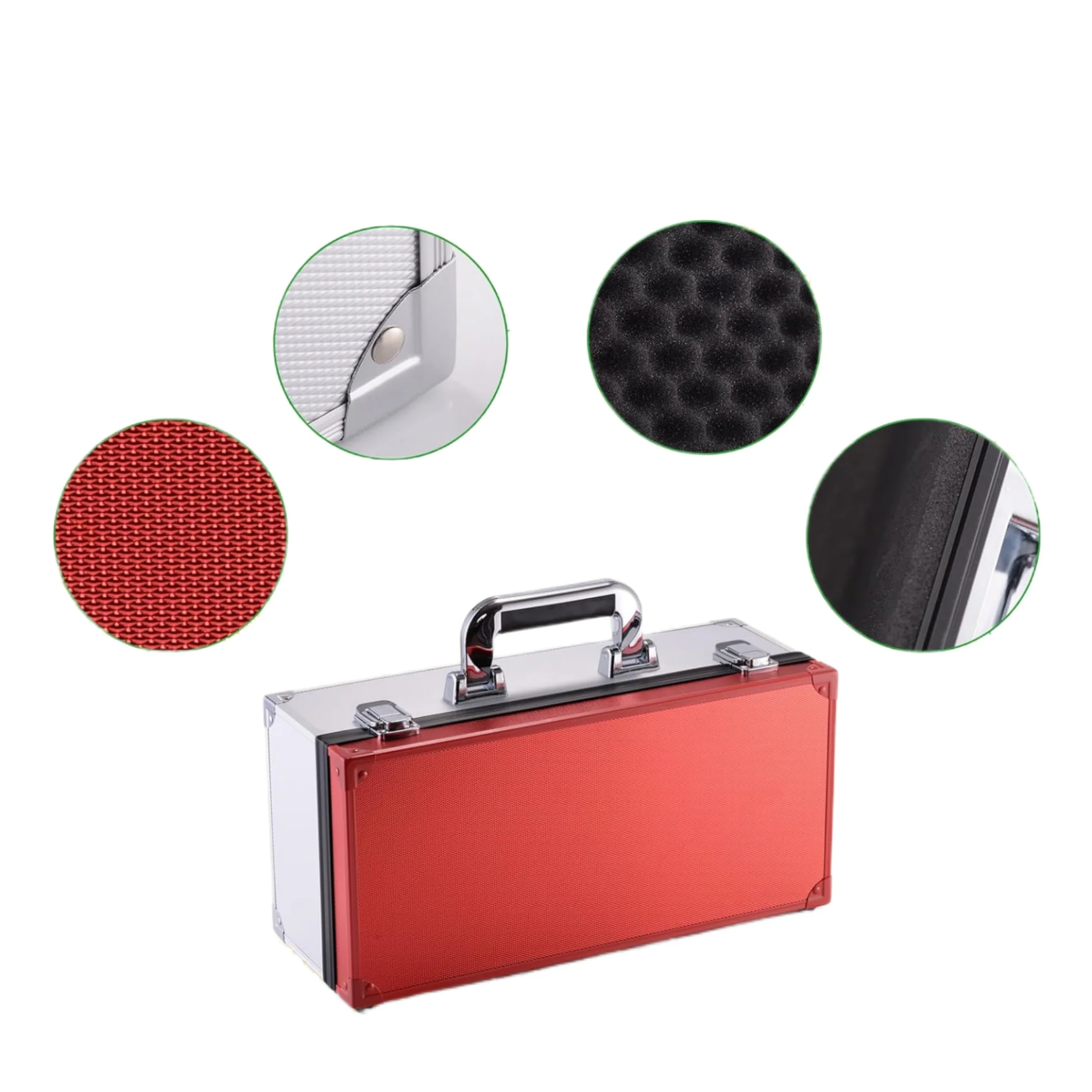 Aluminum Color Combination Design Storage Box - Hard Case For Rigid ...