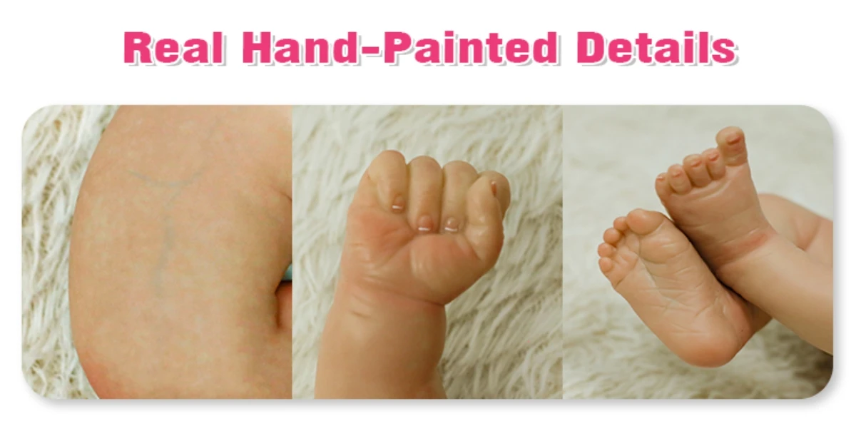 Lifereborn 18'' Lifelike Realistic Reborn Monkey Dolls Silicone Vinyl ...