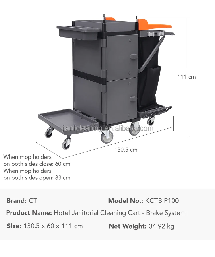 Cleanic Cleaning Trolley - Versatile and Durable Solutions