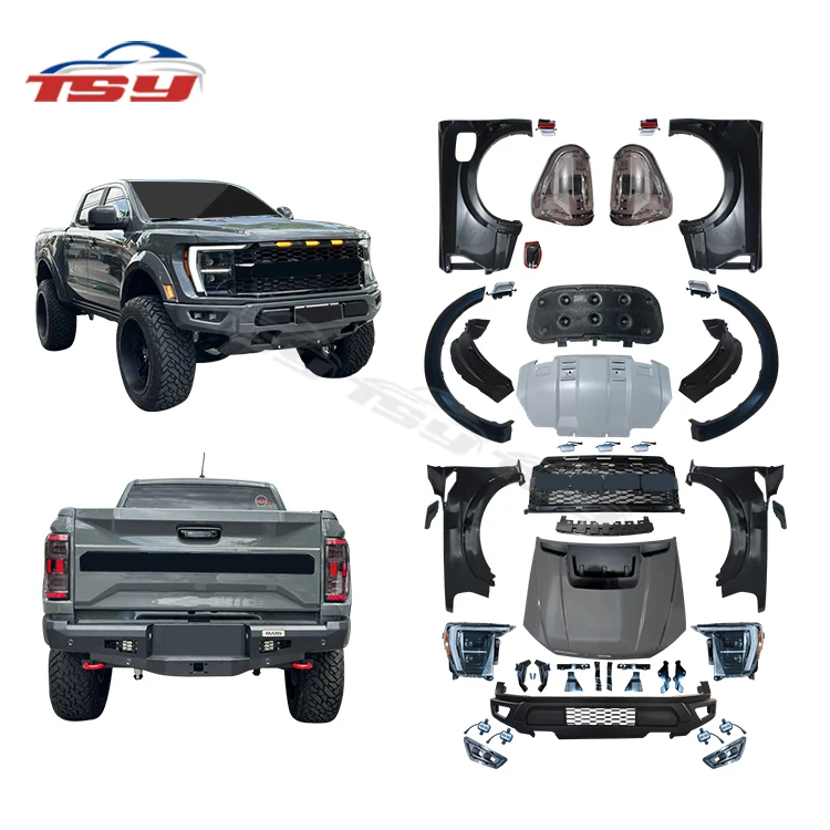 High Quality Upgrade Truck Parts Pickup Body Kit For Ford Ranger T6 T7 ...