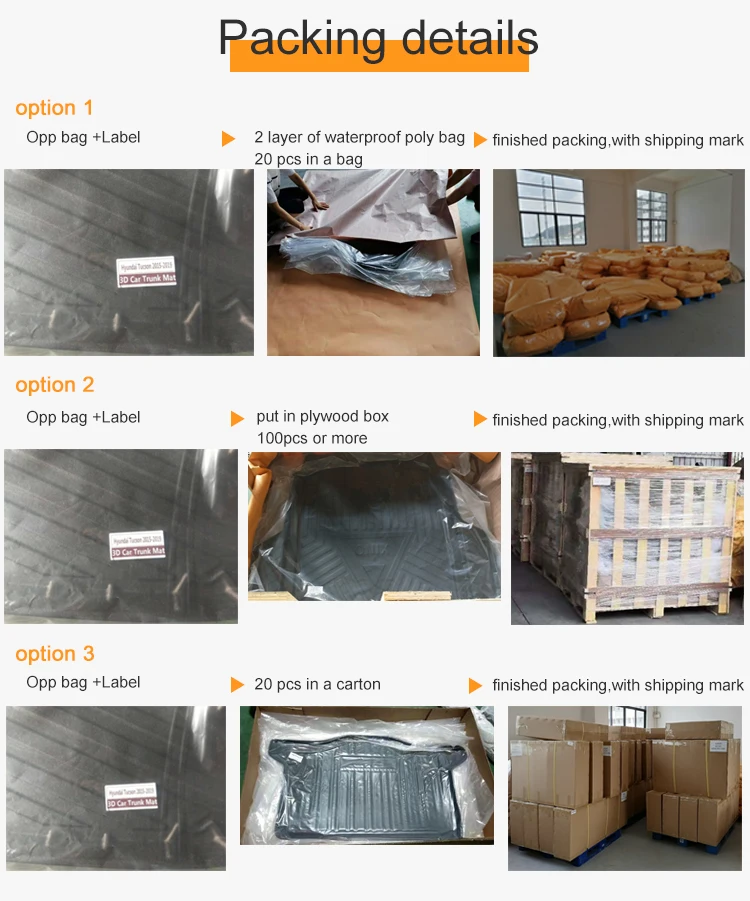 Car Trunk Mat For Land Rover Defender Discovery 4 5 Evoque Range Rover ...