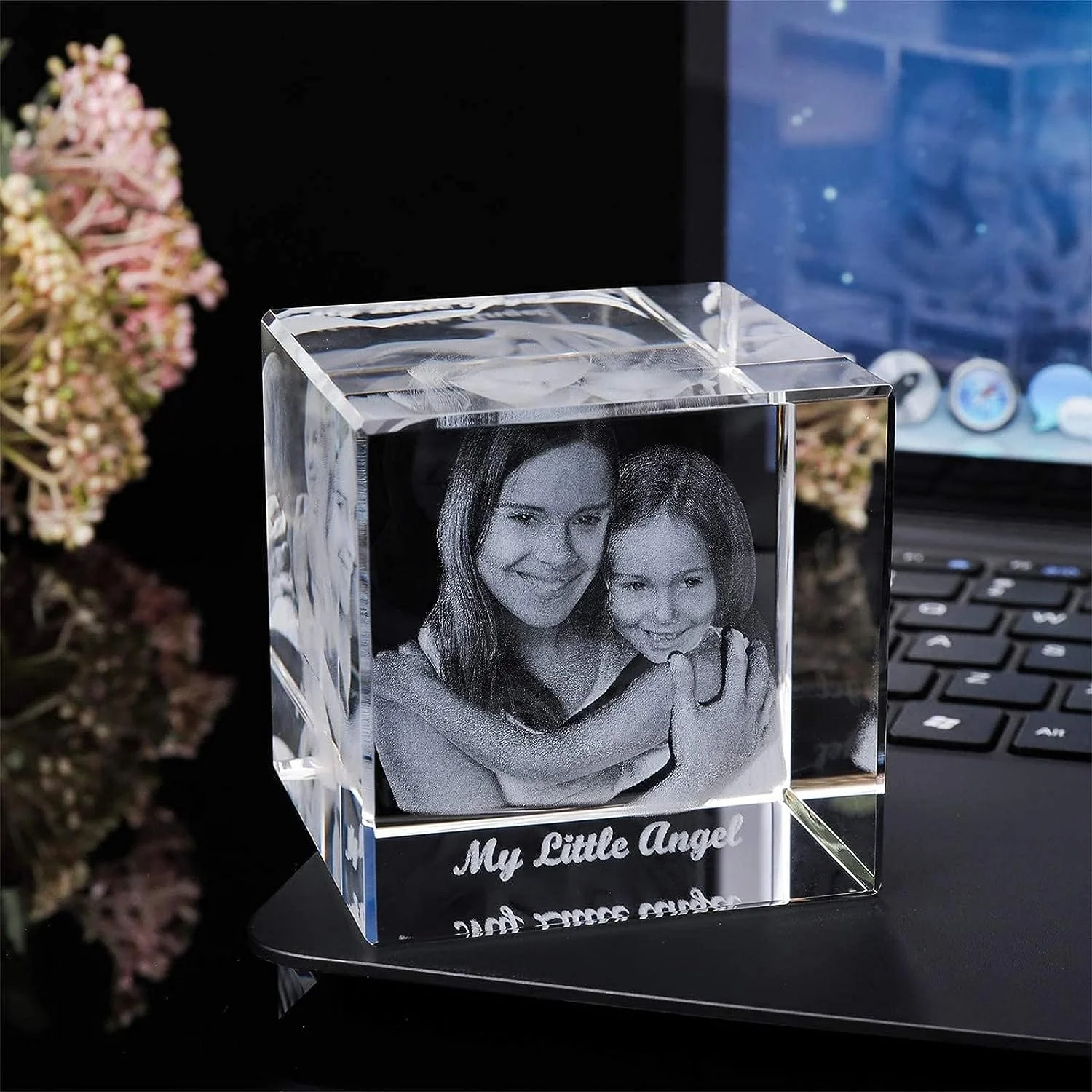 Wholesale Blank K9 Crystal Cube for 3D Laser Engraving