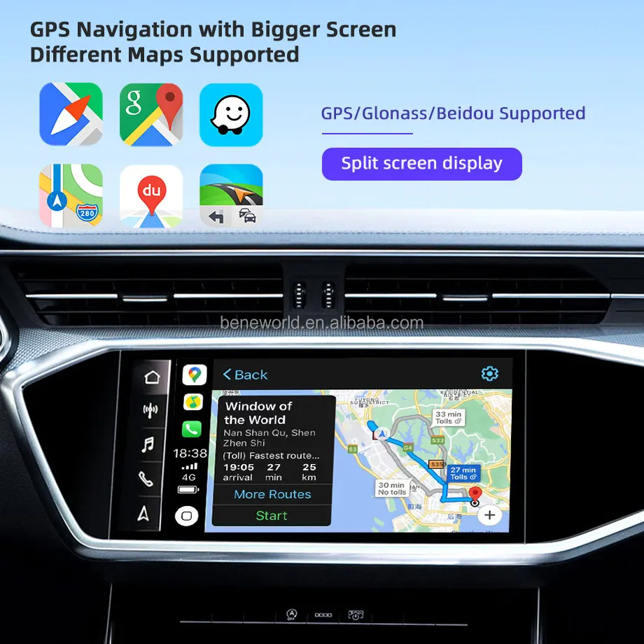 Hot-selling All-in-one 4g Sim Android12.0 Carplay Androidauto Box Car ...
