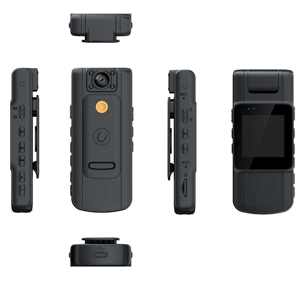 2K Body Camera WIFI Body Camera IPS Screen Body Worn Camera with Night ...