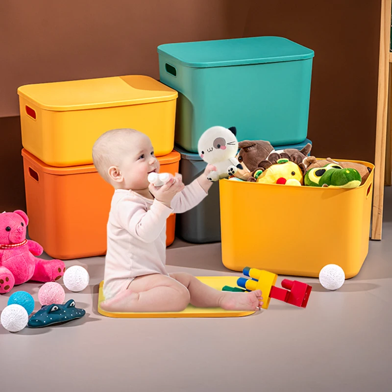 Foldable Plastic Toy Storage Bins Organizer Pp New Style Square Shape ...