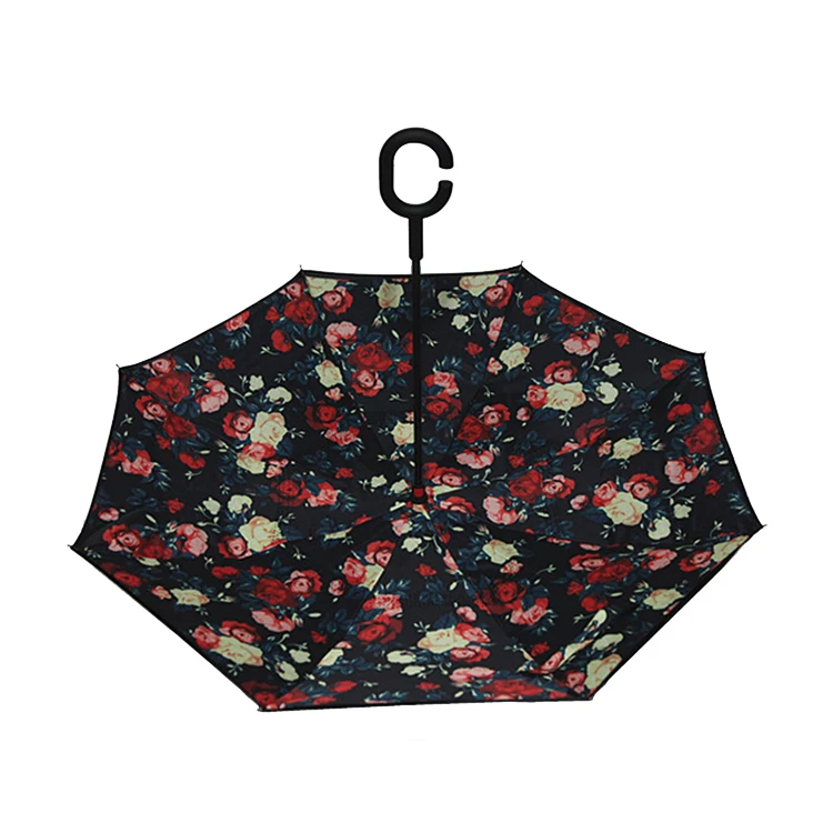 Customized Inverted Reverse Umbrella Parasol - 105cm Rain Proof with ...