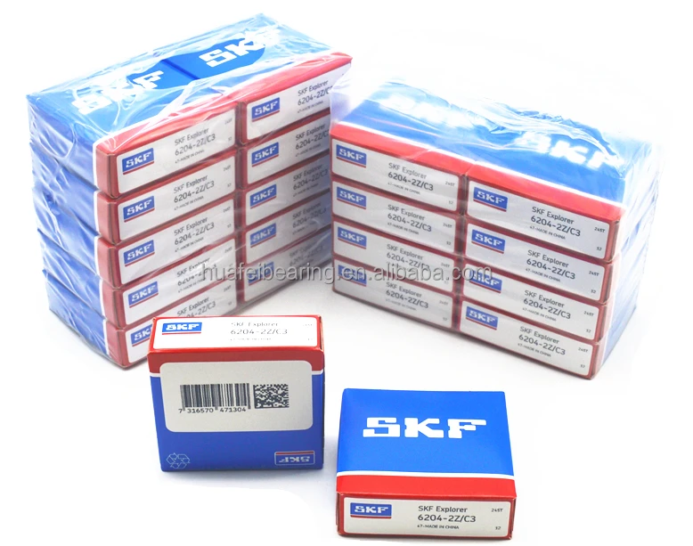 SKF Bearing 6204-2Z/C3 - High Precision Deep Groove Ball Bearing