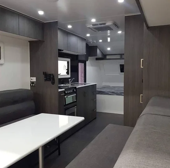 Ecocampor Profile Steel Structure Lightweight On Road Touring Caravan ...