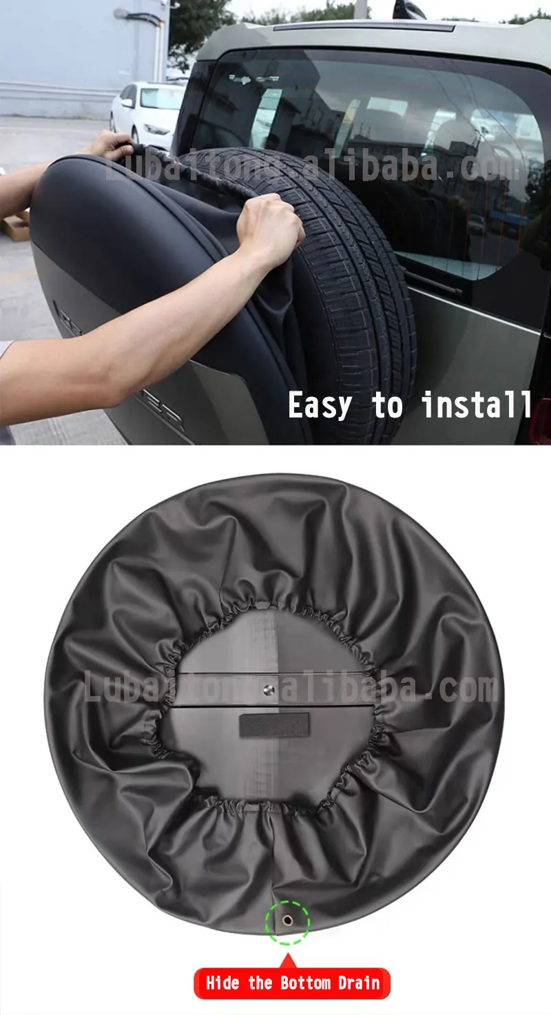 Danyang Robaton ABS Gloss Black Spare Wheel Cover Rear Tire Cover for ...