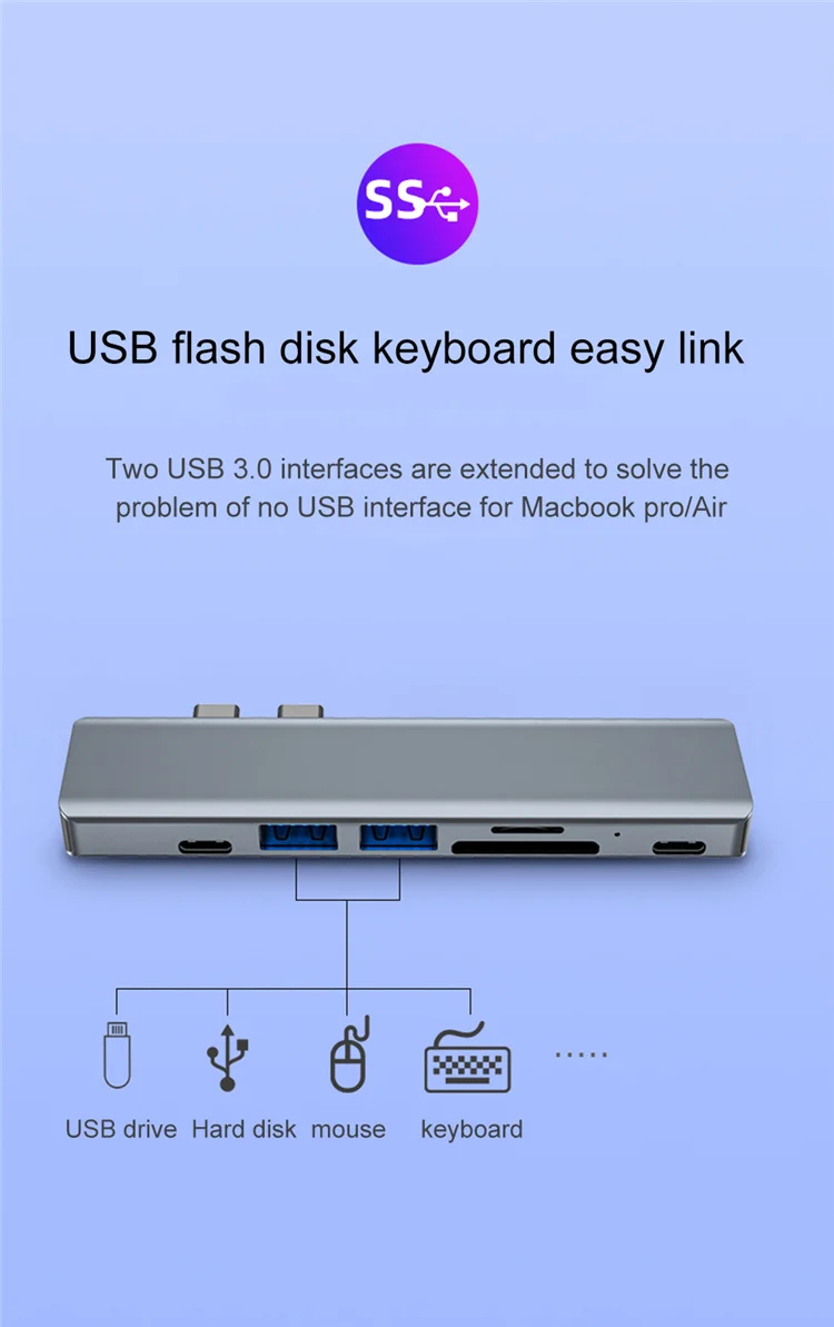 Foxyn FXN-072 4K Thunderbolt 3 Pd Veri Macbook/ Air M1 USB, Peşin fiyatına 3 taksit