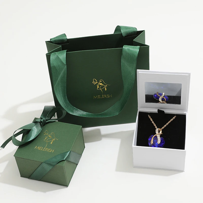Custom Logo Luxury Jewelry Box - Elegant Packaging Design