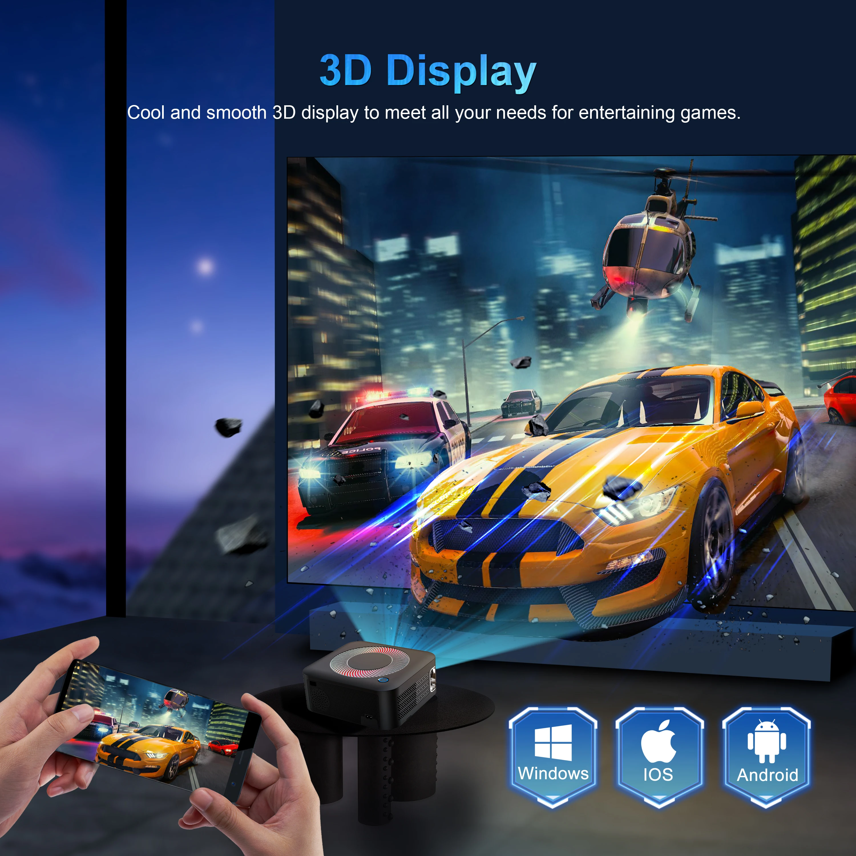 Wholesale Xnano X6 Projectors - HD 4K 8K 1080P Compatible