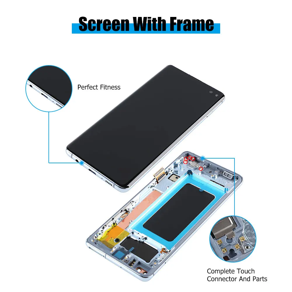 Mobile Phone Oled Replacement Screen Lcd For Samsung Galaxy S4 S5 S6 S7 ...