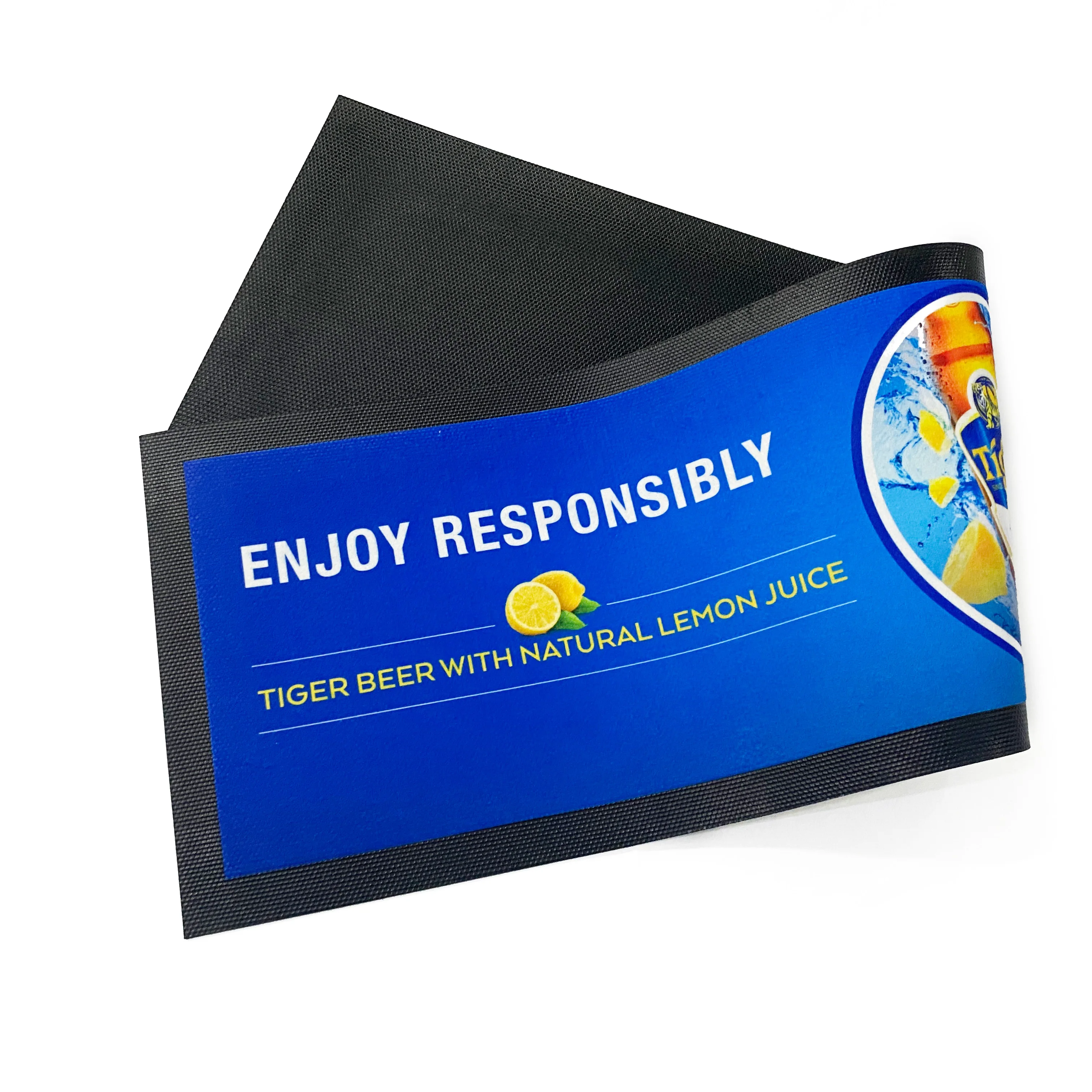 Oem Service Bar Drink Mats Personalized Logo Custom Pvc Barmat Rubber ...
