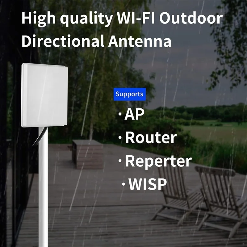 Outdoor Waterproof High Gain 15dbi Dual Band Wifi Antenna
