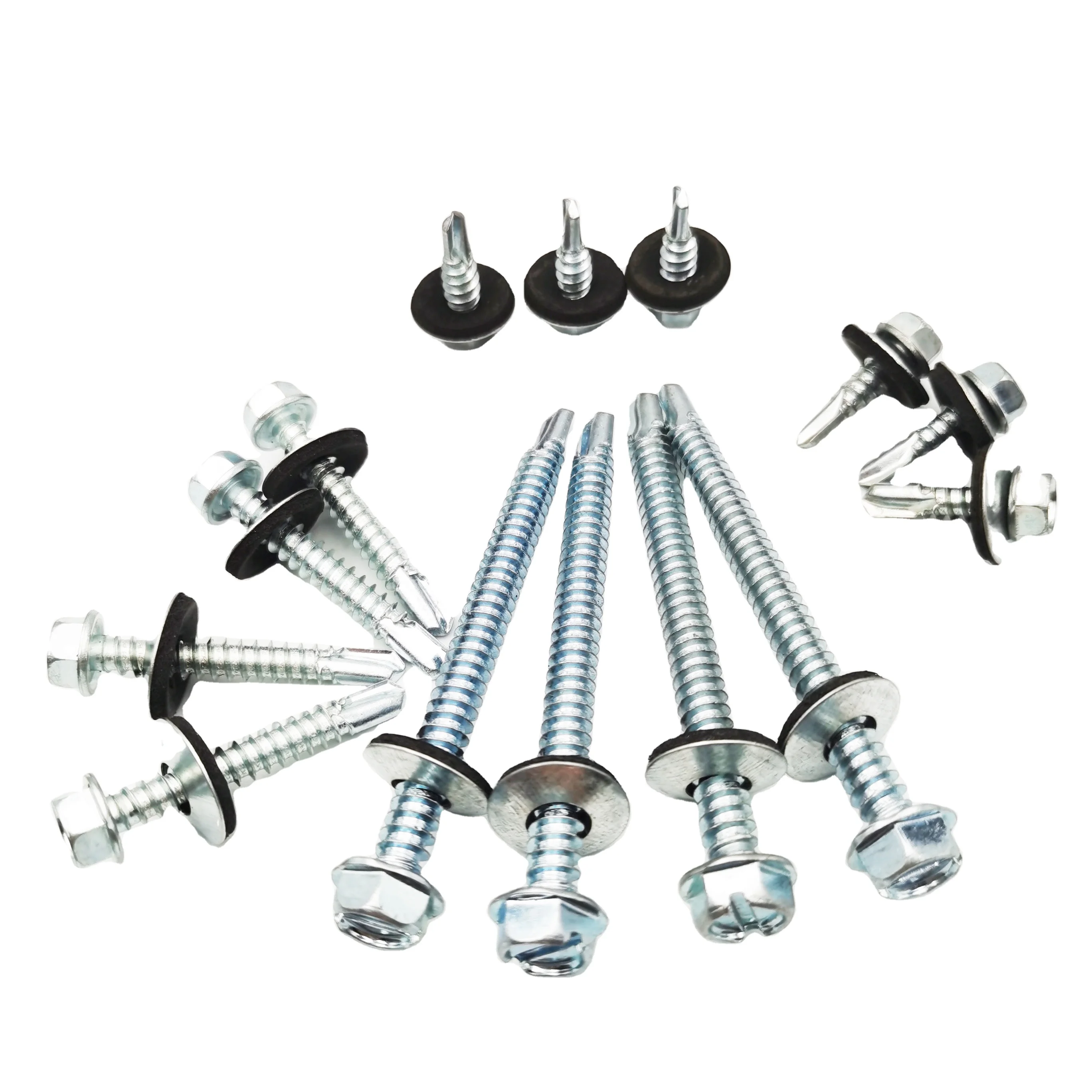 High Quality Roofing Screws Galvanized Indent Hex Washer Head Self ...