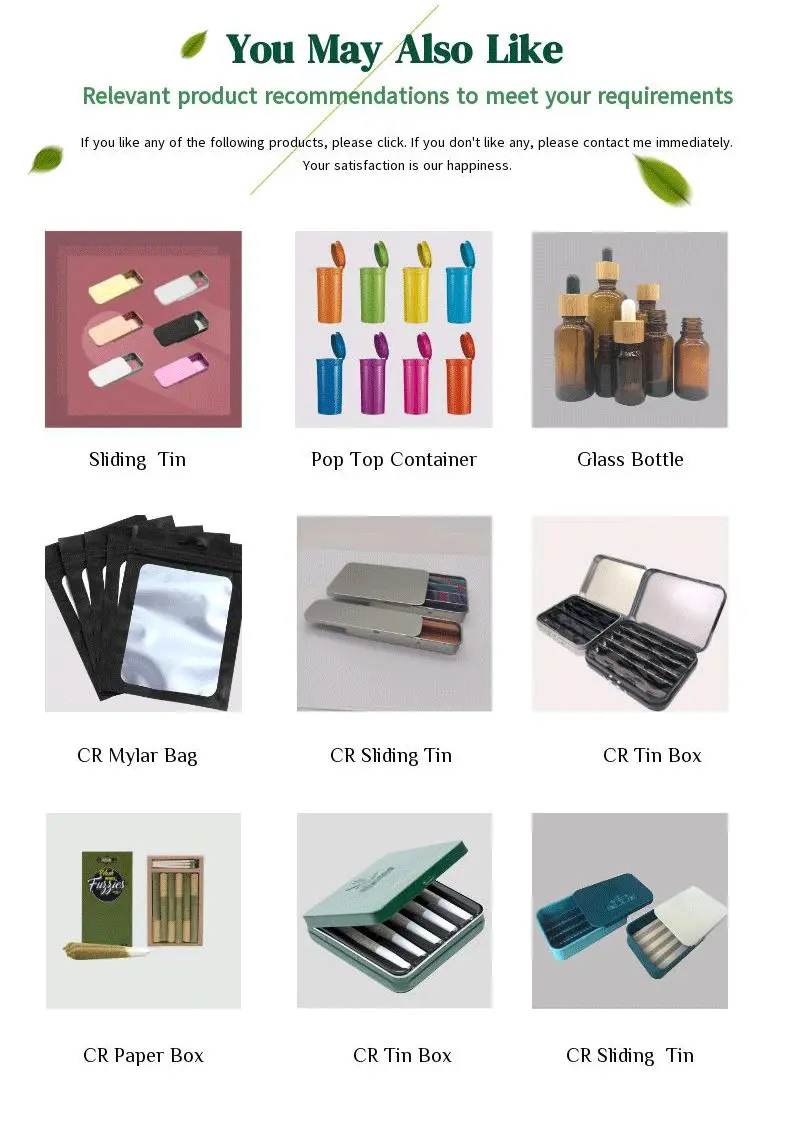 Custom Child Proof Packaging Metal Can And Box Child Proof Tin ...