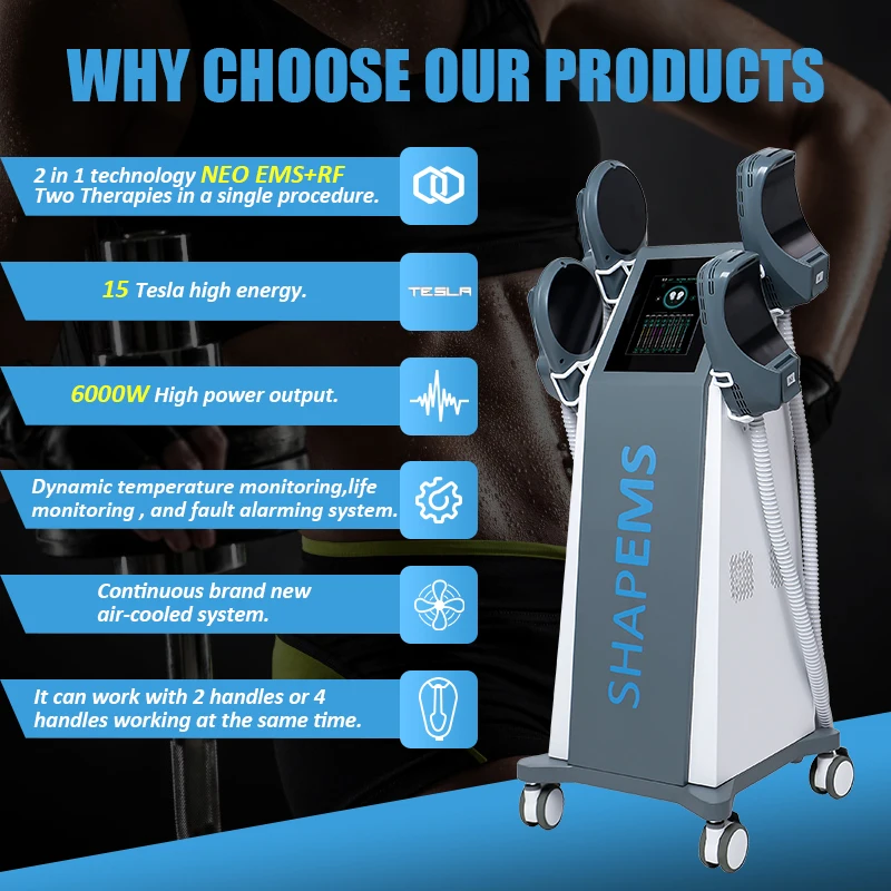 5 Handles RF Floor Pelvic Hip Lifting Therapy Weigh Loss Body Shape ...