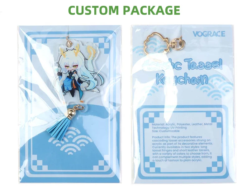 Vograce Oem Custom Acrylic Keychain Promotional Keychains Accessories ...