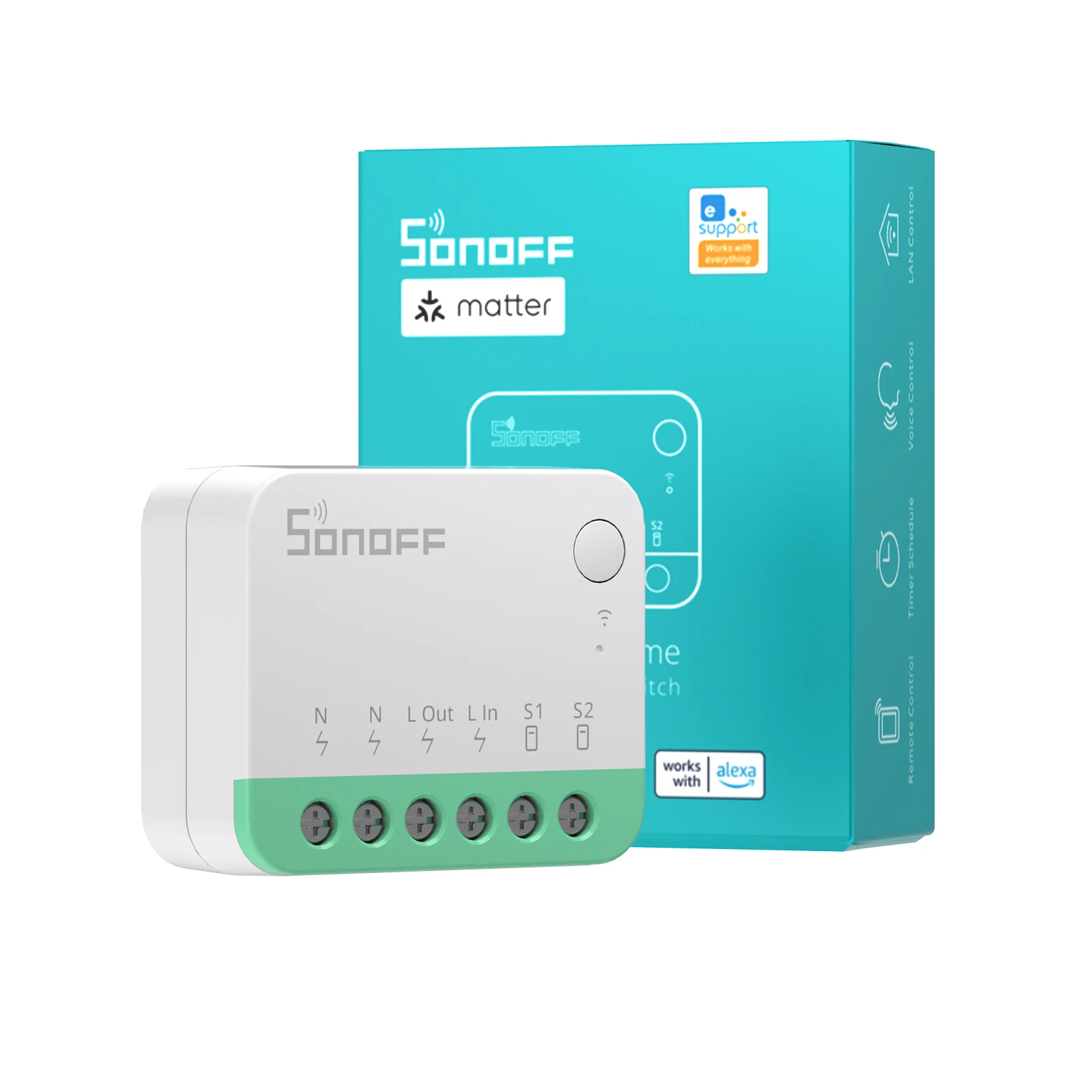 Sonoff MiniR4M MINI Extreme Wifi Smart Switch Interruptor Matter ...
