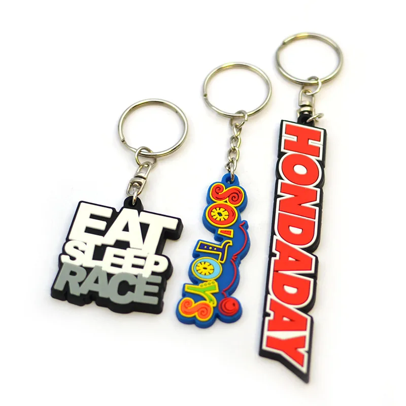Custom Soft PVC Rubber Keychains - Durable Promotional Gifts