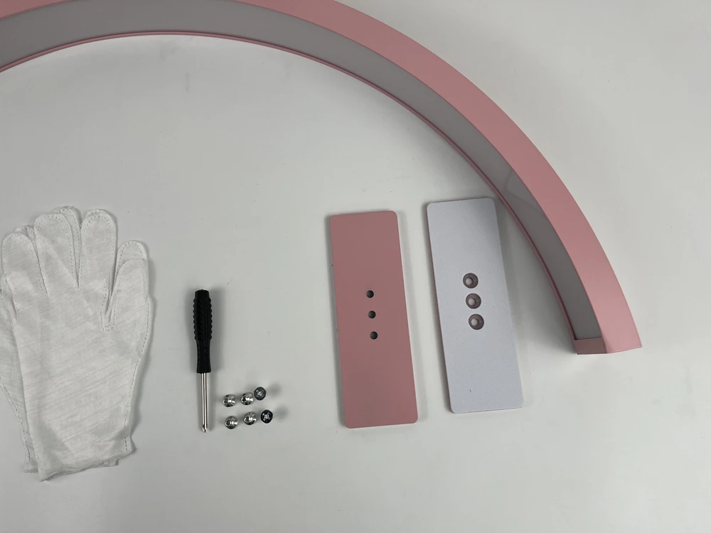 84cm 40w Custom Logo Beauty Nail Table Arc Led Half Moon Ring Light For ...