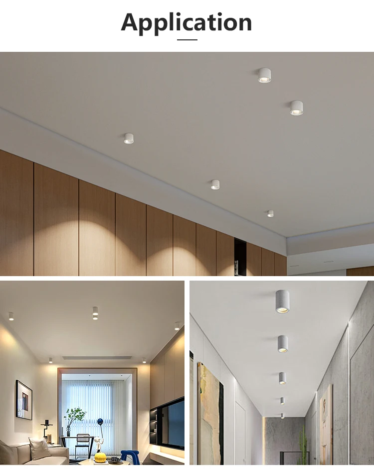 15W 30W 50W Surface Mounted LED Ceiling Cylinder Down Light Die-Casting ...