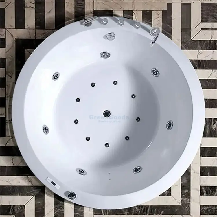 1800 mm Round Whirlpool Bathtub Inserts with Jets| Alibaba.com