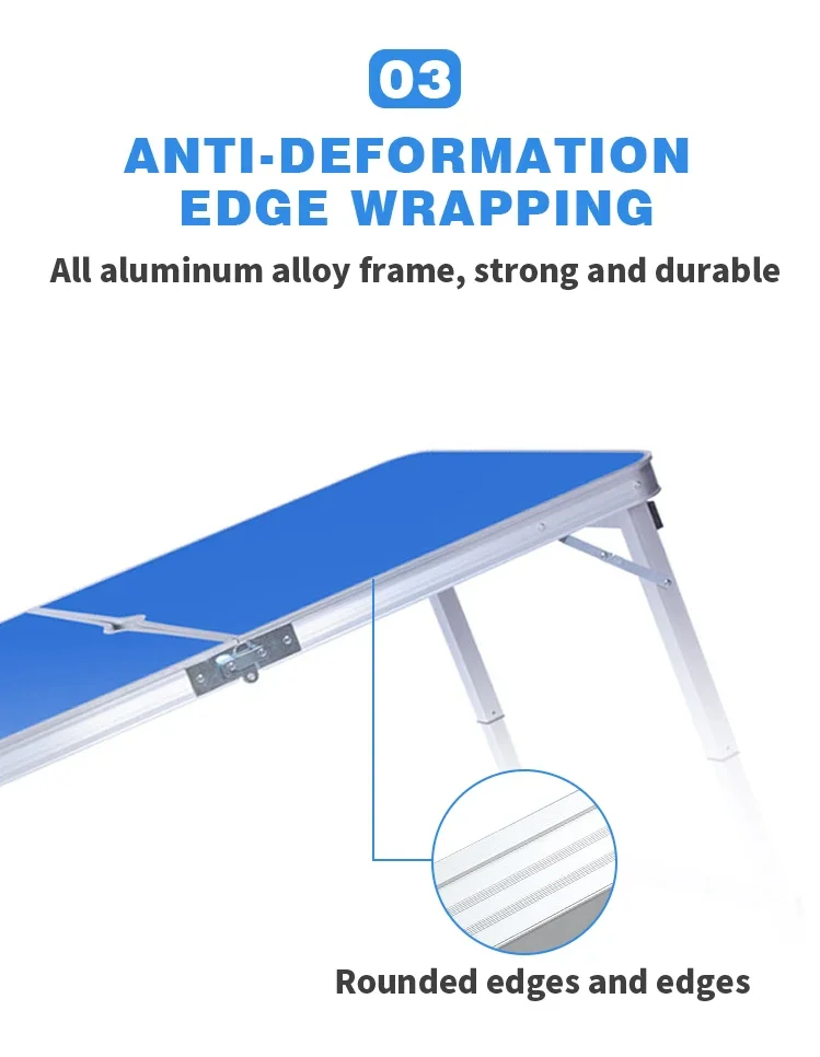 Aluminum Camp Table For Camping Hiking Backpacking Outdoor Picnic All ...