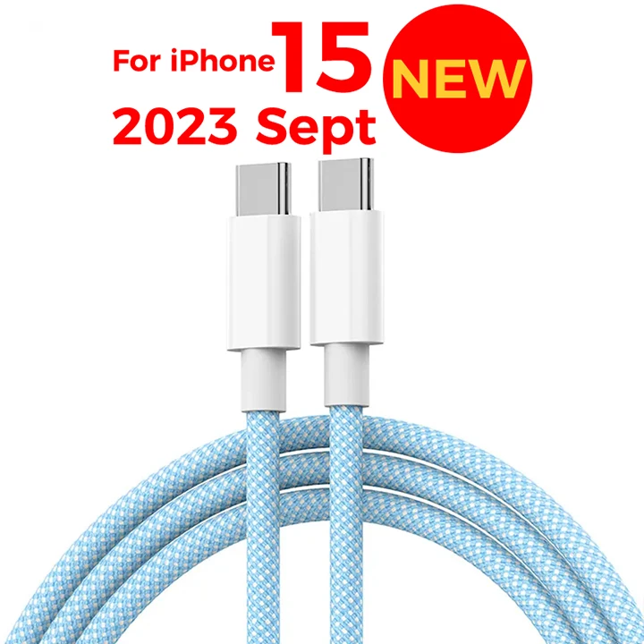 The Newest Fast Charging Silicone Braided Usb C To Type C Multi Colors ...