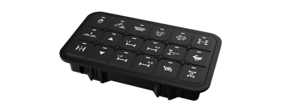 18 Button CAN Bus Keypad - Smart Control & IP67 Protection