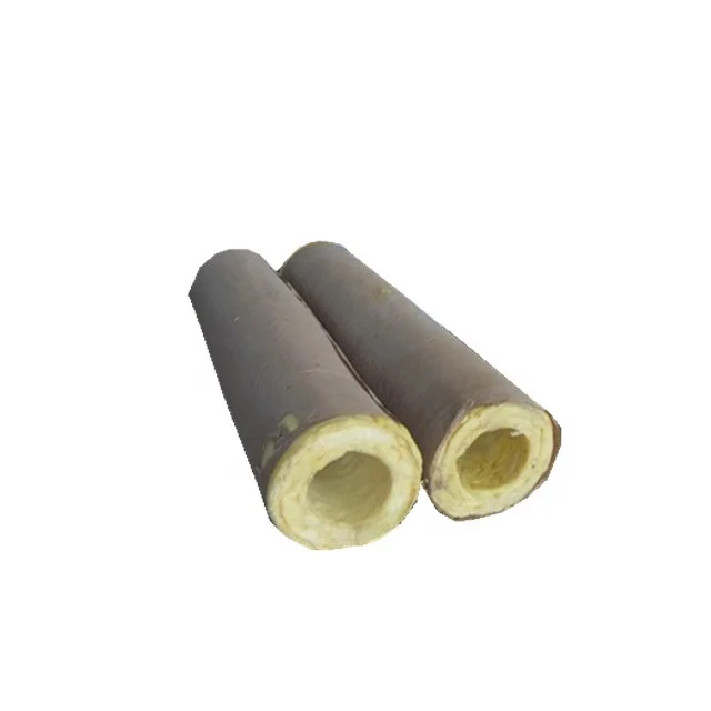 Fiberglass Wool Pipe/glass Wool Tube For Thermal Insulation - Buy ...