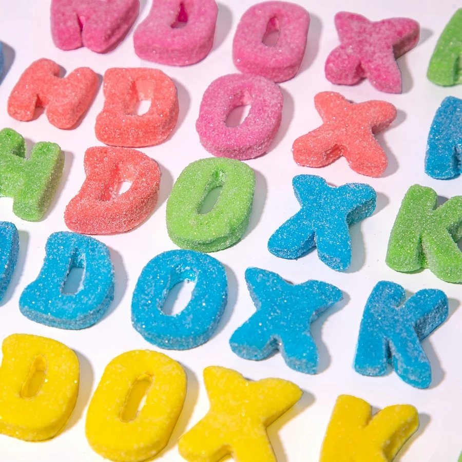 Custom Shape Filling Gummy Sugar Coating Candy Bulk HALAL Custom Shape ...