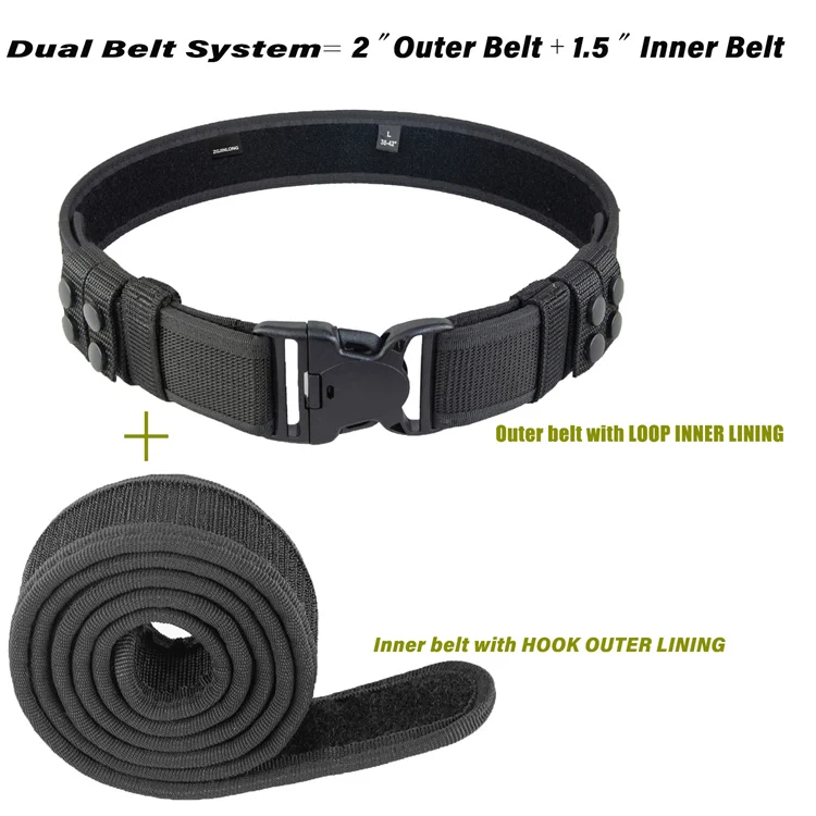 Custom Factory Nylon Tactical Belt Tactical Gear with Inner Belt ...