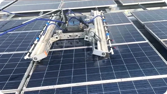 Rooftop Solar Panel Cleaning Robot - Efficient & Reliable