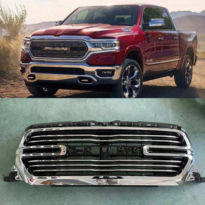 汽车车身零件黑色格栅前极好的哑光和高光汽车前格栅道奇ram1500 2019 - Buy 前格栅的ram,零件道奇,塑料前车格栅 ...