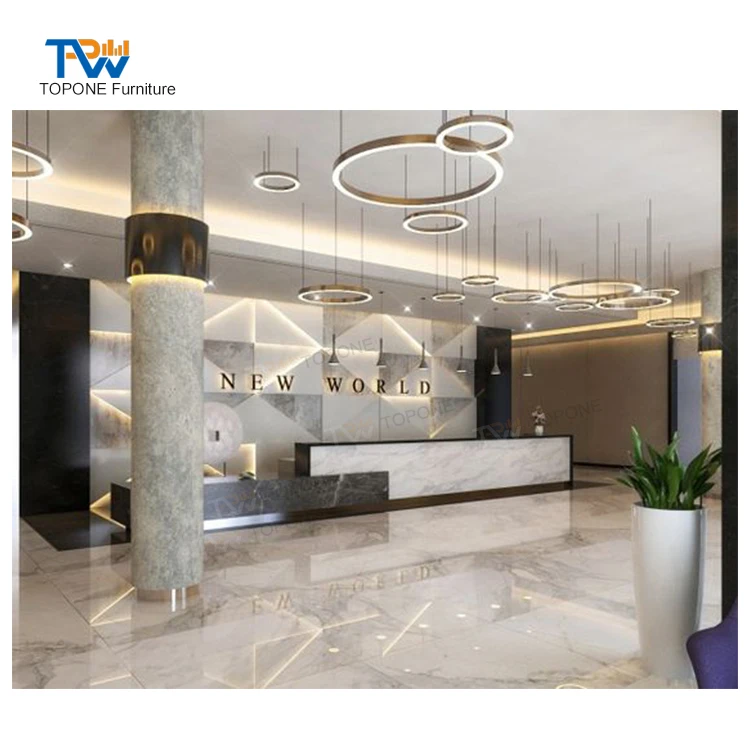 Modern Design Lobby Hotel Front Desk Reception Furniture Desk Reception ...