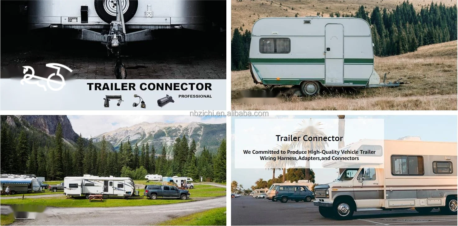 Trailer Light Converter US Vehicle with 7Way Blade Trailer Connector to ...