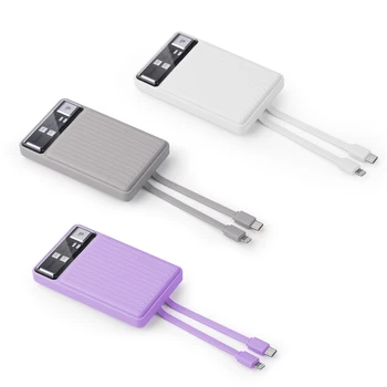 Doublepow 10000mah Ultra-thin Type-c Input Power Bank Compact 20000mah ...