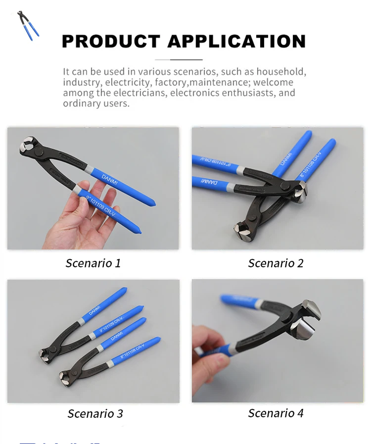 Danmi High Hardness Tower Pincer Handle Rabbet Pliers Cutting Pliers ...