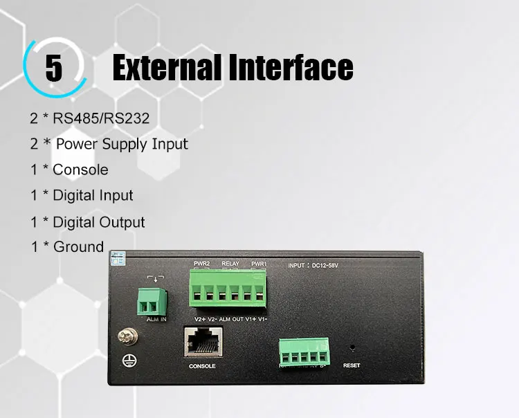 Din Rail Mounting 6 Rj45 Ports Gbe Best Lan Network Switch - Buy Best ...