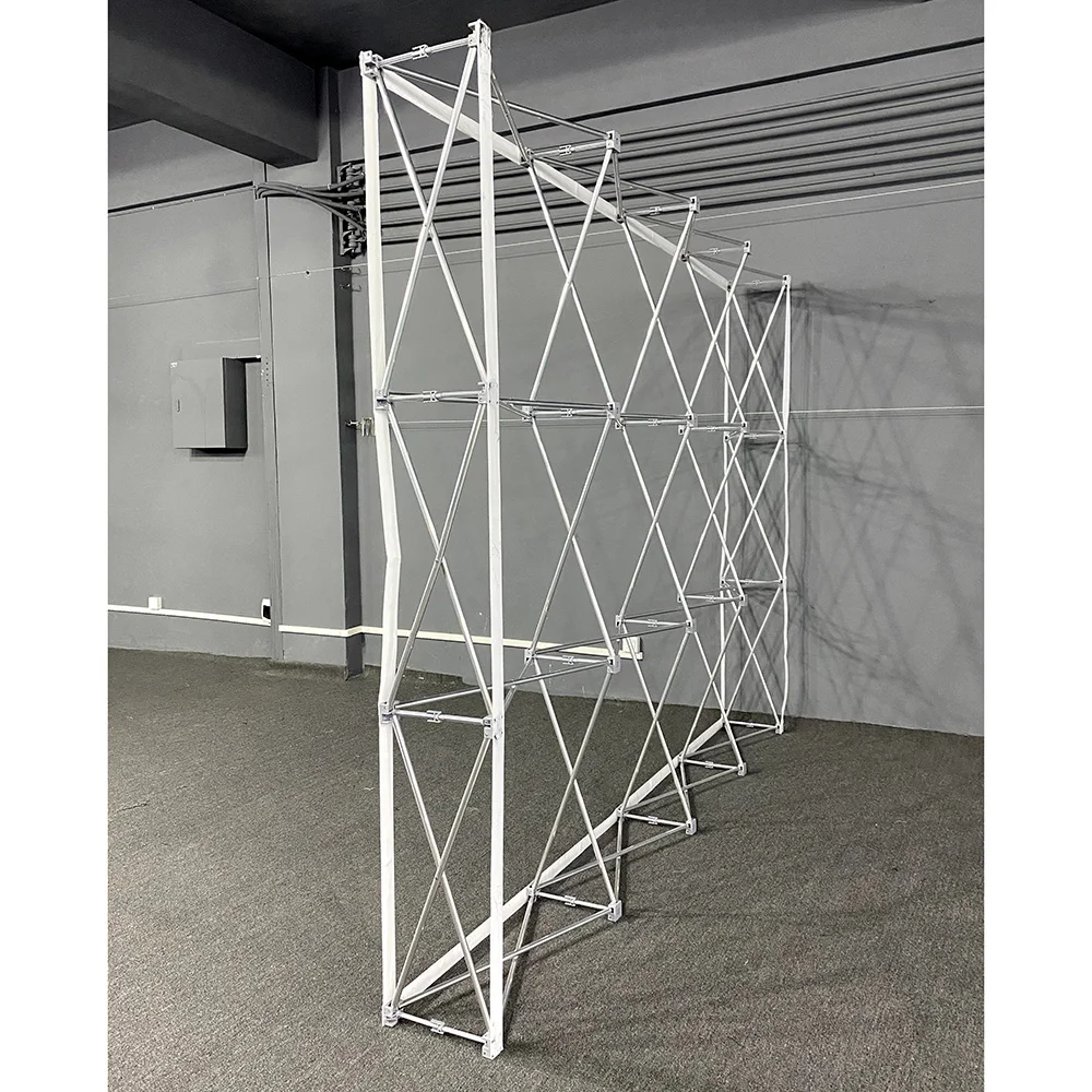 Custom Printed Tension Fabric Backdrop Portable Pop-up Banner for Trade ...