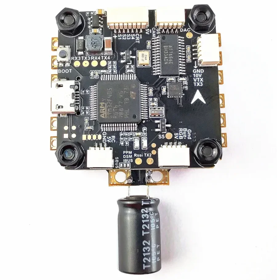 Darwinfpv Fpv Esc Xt60 Flight Controller Fpv Drone Flysky Betaflight F4 ...