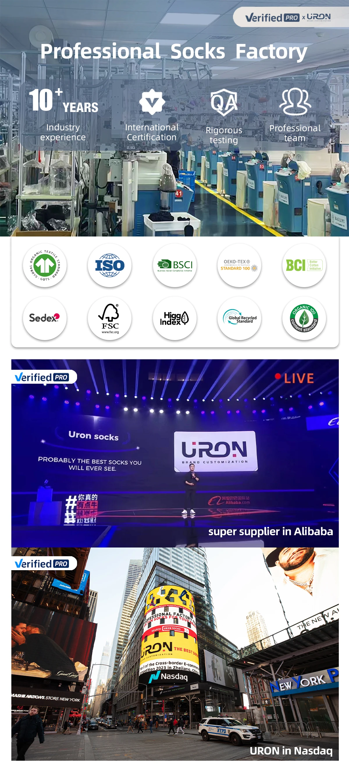 Free Packing Free Sample Compression Sport Socks Knee High Medical ...