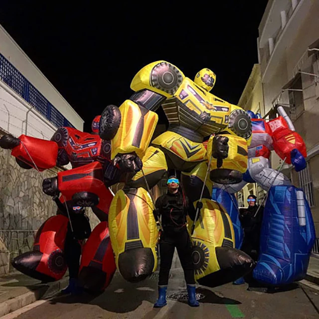 Walking Inflatable Transformer Robot Puppet Costume For Adult Parade ...