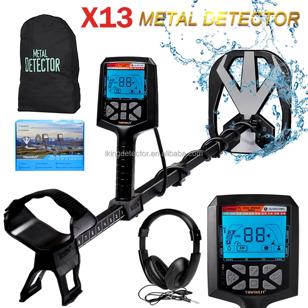 Gold Metal Detector X13 - Deep Search Treasure Finder