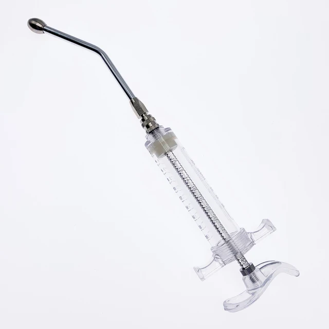 Manual Feeder Animal Feeding Syringe Needle Curved Pet Feeding Adapter ...