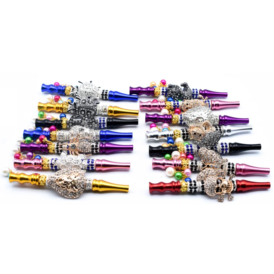 Wholesale Shisha Hookah Mouth Tips Diamond Jewelry Animal Design Shisha ...