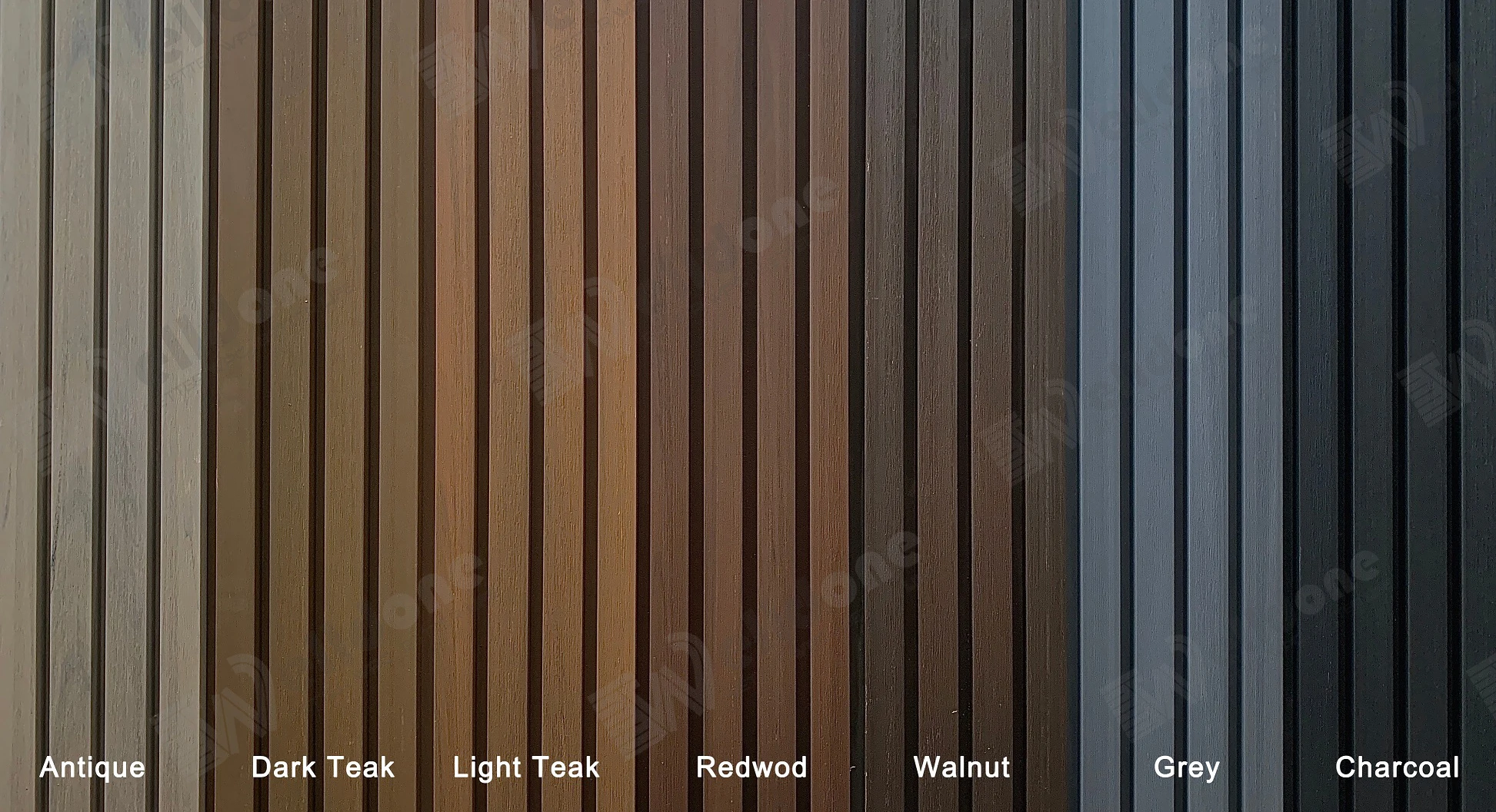 WPC Fluted Slat Wall Panels Waterproof Wooden Plastic Composite WPC ...